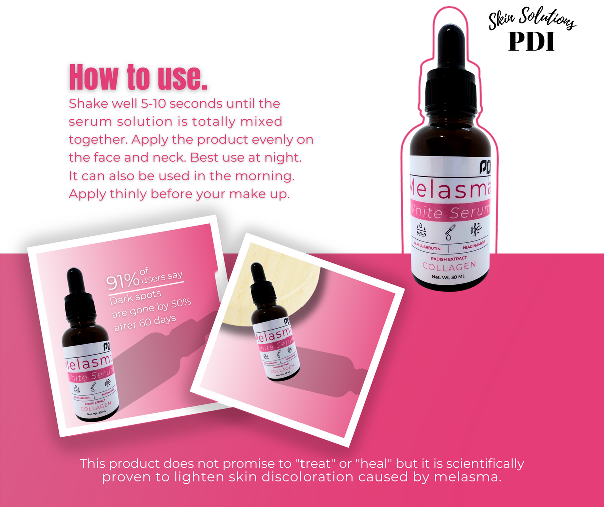 Melasma White Serum – Philippines Dermatology Institute